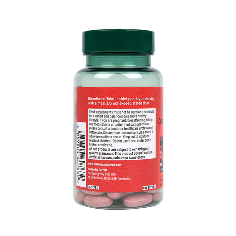 High Strength Cranberry Extract 400mg – 90 Tablets - Beautiegen