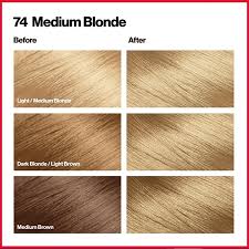 Revlon Colorsilk Beautiful Hair Color - 74 Medium Blonde - Beautiegen